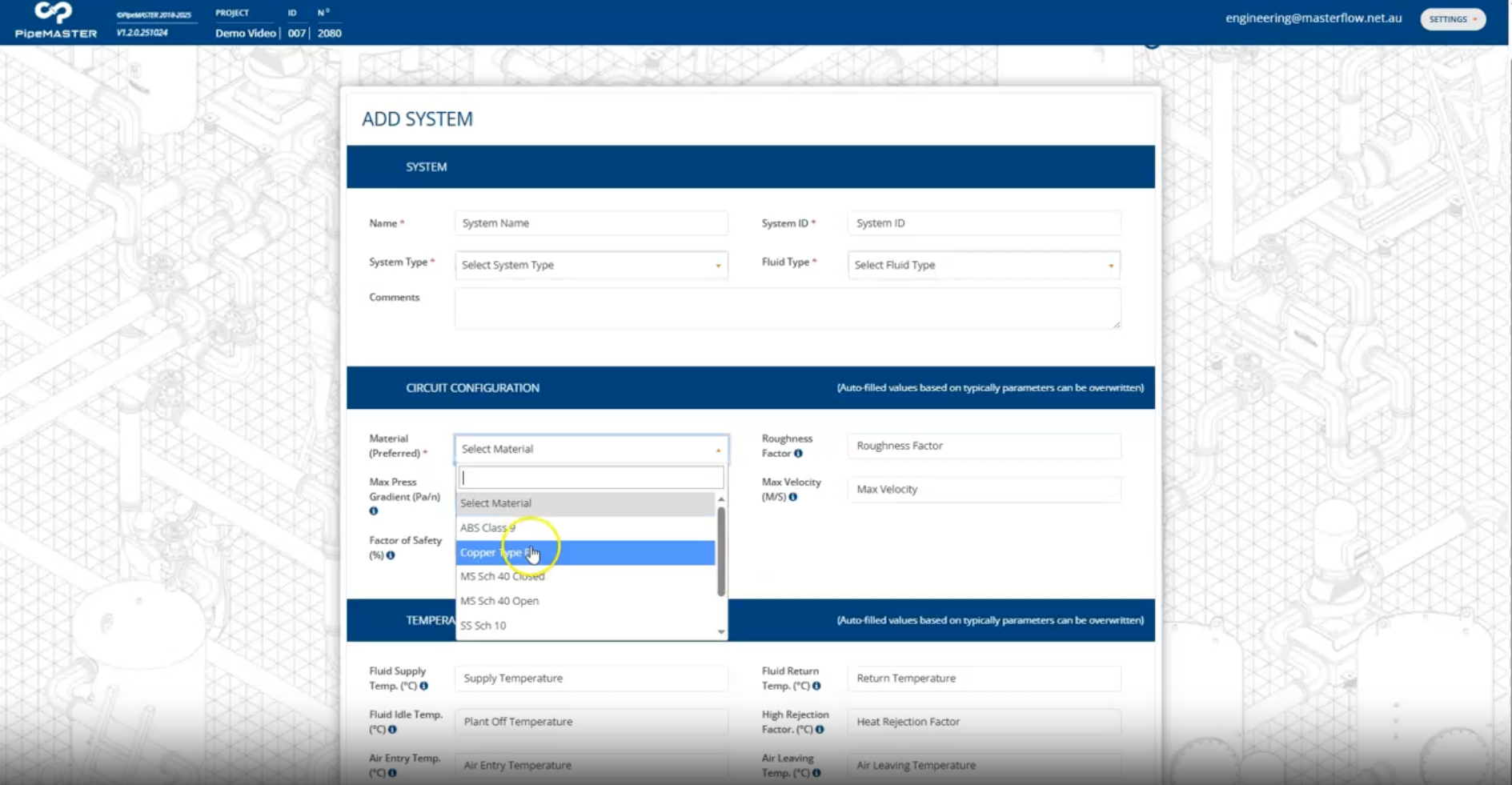 Pipemaster Getting Started | Masterflow